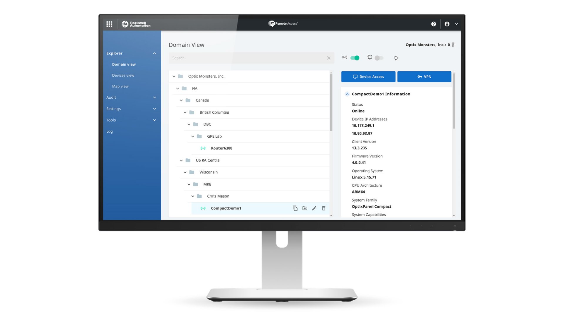 Portfólio FactoryTalk Optix | Rockwell Automation
