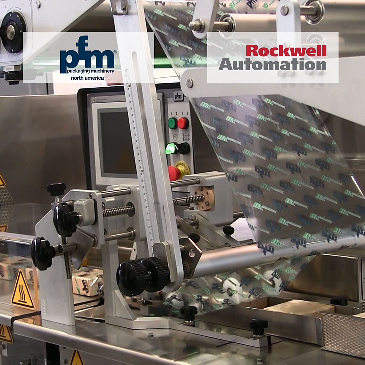 PFM Tornado Horizontal Flow Wrapper machine | Rockwell Automation | US